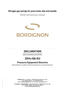cilindri e molle normalizzate ISO 10243 standard pdf | Bordignon