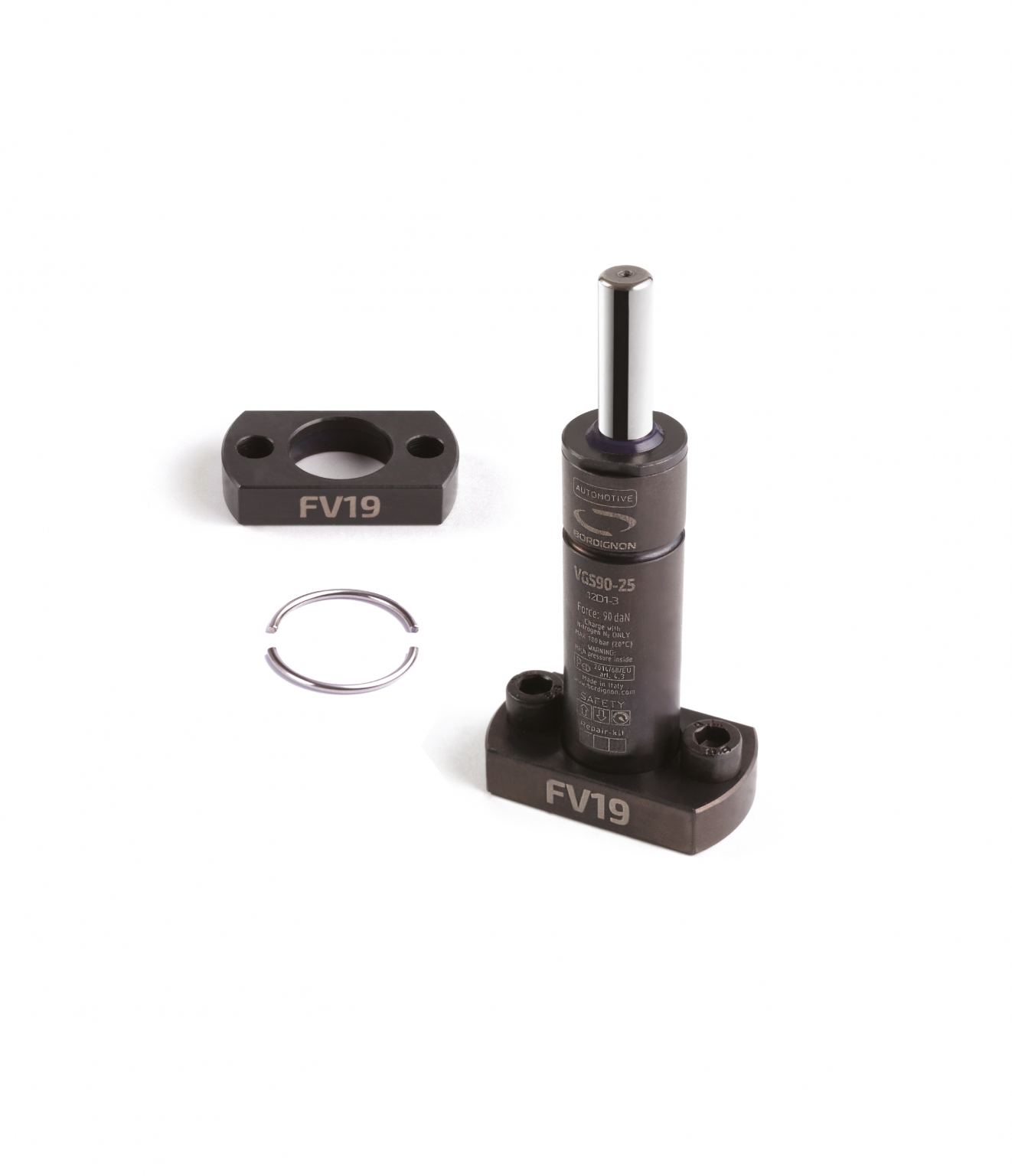 Collar flange FV - Nitrogen gas springs | Bordignon