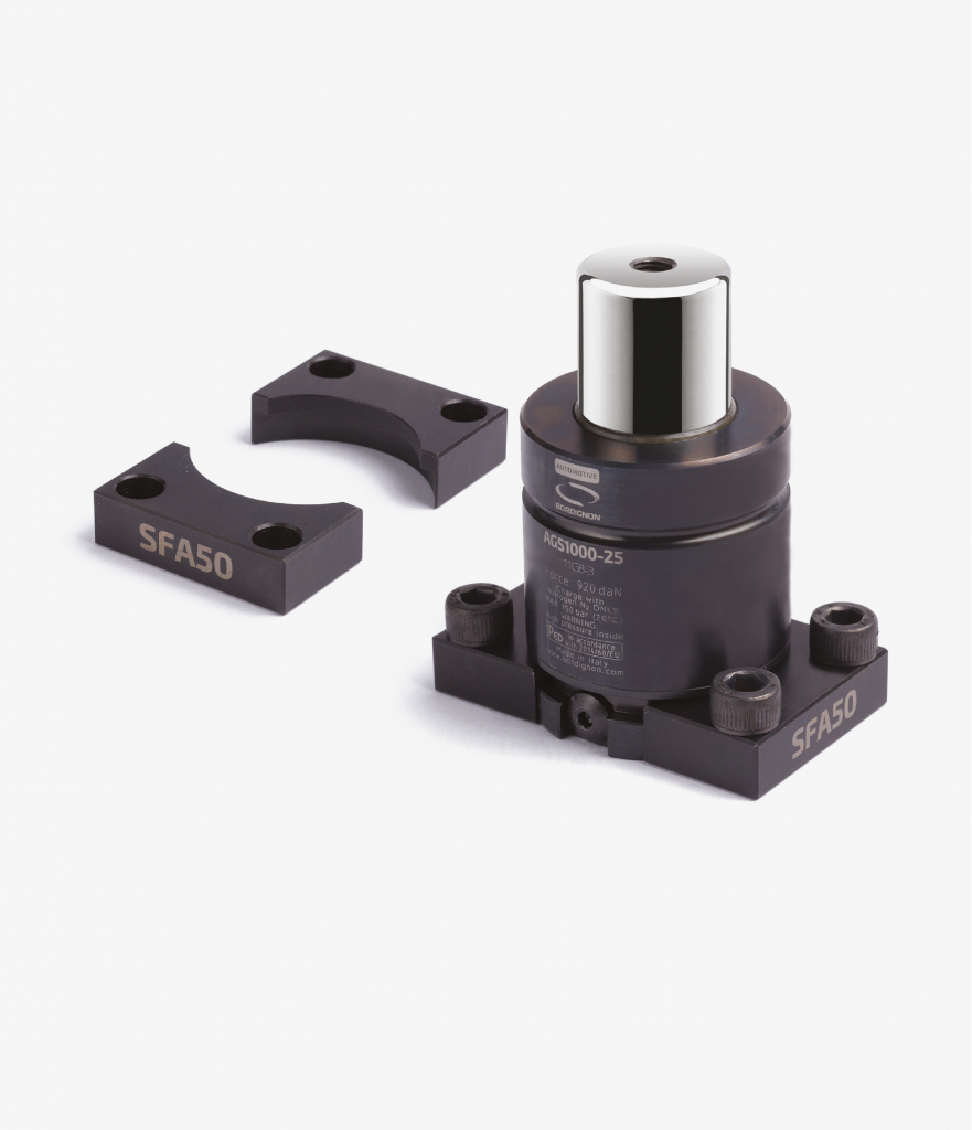 Charging and discharging set nitrogen gas spring | Bordignon